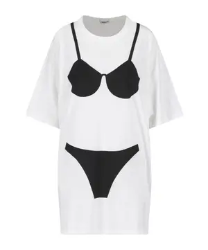 Vaquera VAQUERA Trompe L'oeil Tall T-Shirt No