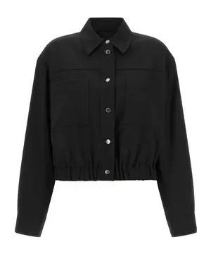 Max Mara Wkddecano Elastic Waist Jacket - Black