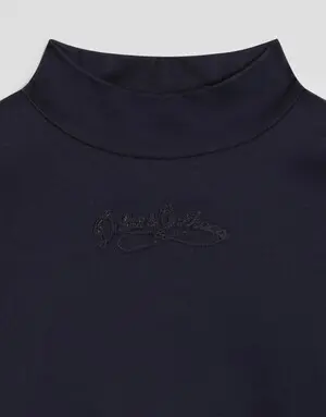 Dolce & Gabbana Interlock Turtleneck With Embroidery