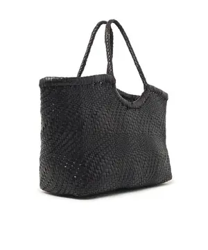 Dragon Diffusion Nantucket Optical Woven Top Handle Bag