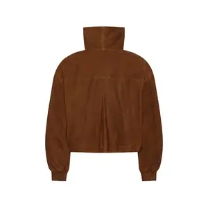 ROTATE BY BIRGER CHRISTENSEN Suede Cropped Jacket