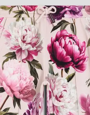 Dolce & Gabbana Floral Print Fleece Trousers