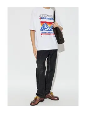Dsquared2 Printed Crewneck T-shirt