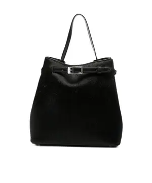 ELLEME PARIS Small Belt Tote Bag - Black