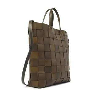 Dragon Diffusion Pino Woven Leather Tote Bag