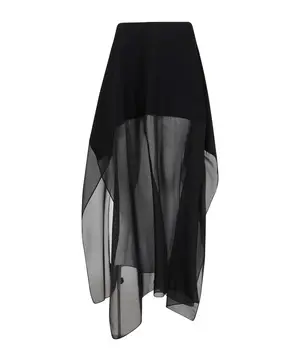 Sportmax Asymmetrical Draped Skirt