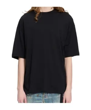 ANN DEMEULEMEESTER Lettering-print Crewneck T-shirt - Black