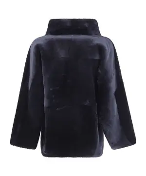 BLANCHA Zip-up Fur Jacket