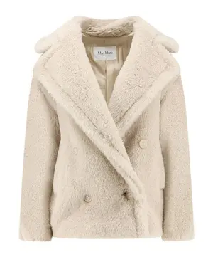Max Mara Long-sleeved Coat - Nude