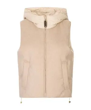 Max Mara Hooded Padded Jacket - Nude
