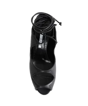 Manolo Blahnik Cut-out High-heeled Sandals