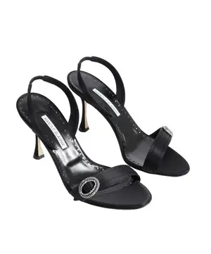 Manolo Blahnik Round-toe High-heeled Sandals