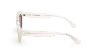 Max Mara Kate Geometric Frame Sunglasses - Ivory