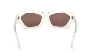 Max Mara Kate Geometric Frame Sunglasses - Ivory