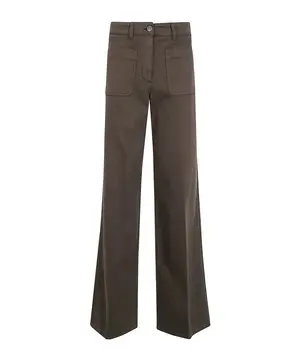 Etro Wide-leg Stretch-cotton Denim Jeans
