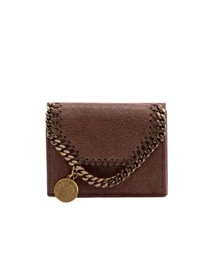 Stella McCartney Chain-detailed Bi-fold Wallet