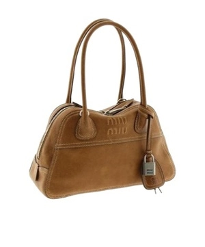 Miu Miu Vivant Nappa Leather Handbag