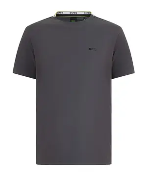 Hugo Boss Logo Short-sleeve T-shirt - Dark Gray