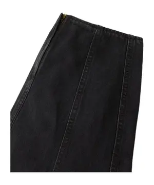 LEVI'S Seamed Flare Denim Skirt