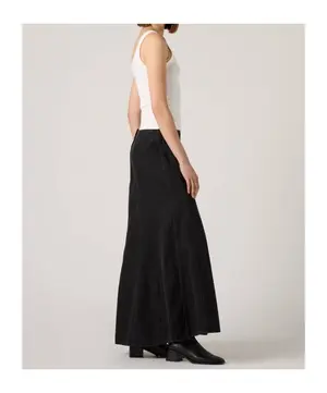 LEVI'S Seamed Flare Denim Skirt