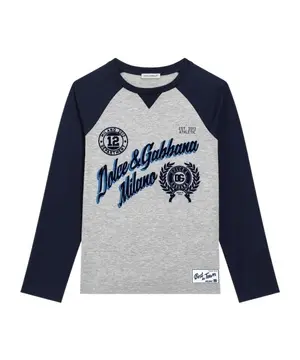 Dolce & Gabbana Logo-print T-shirt - Grey