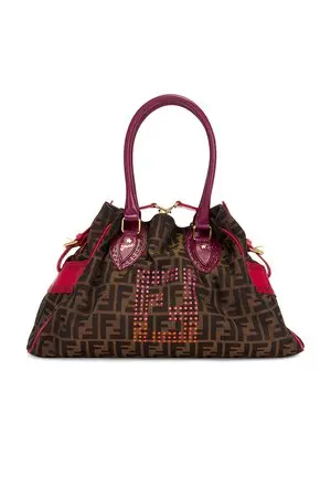 Fendi Zucca Chef De Jour Handbag - Brown