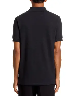 Paul Smith Stripe Placket Cotton Polo Shirt