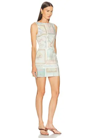 ALEMAIS Andie Denim Mini Dress