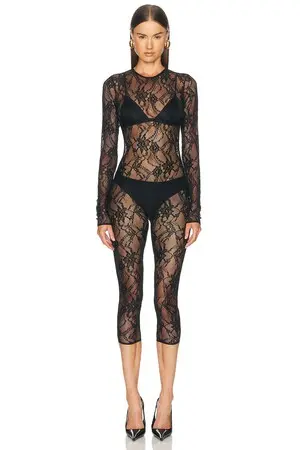 Andamane Sheila Capri Jumpsuit - Black