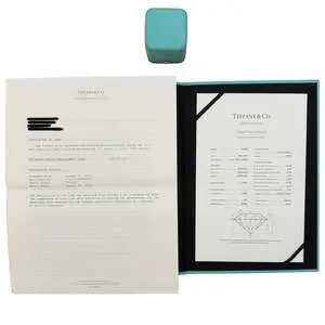 Tiffany & Co. 0.67 Ct Round Brilliant Diamond Engagement Ring