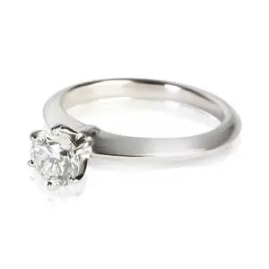 Tiffany & Co. 0.67 Ct Round Brilliant Diamond Solitaire Engagement Ring