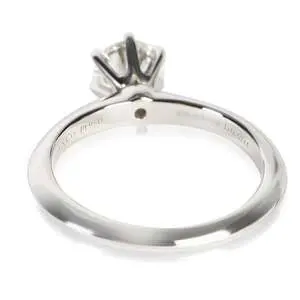 Tiffany & Co. 0.67 Ct Round Brilliant Diamond Solitaire Engagement Ring