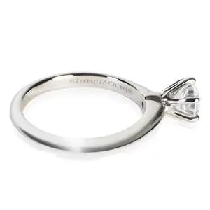Tiffany & Co. 0.67 Ct Round Brilliant Diamond Solitaire Engagement Ring