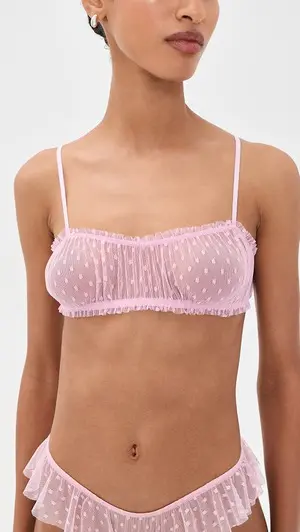 Only Hearts Coucou Lola Joey Bralette - Candy Pink