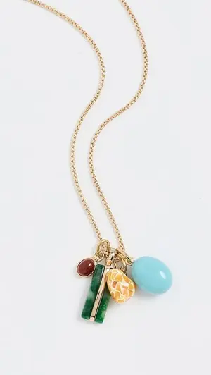 ROXANNE ASSOULIN The Collectibles Pendant Necklace With Mixed Charms - Multi