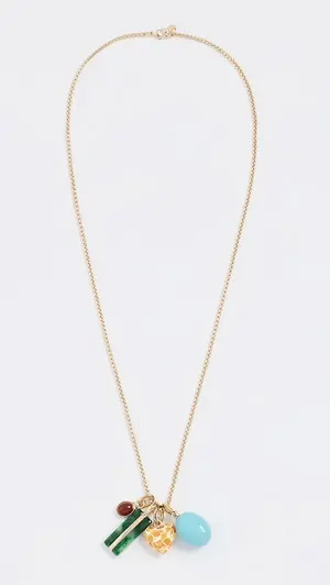 ROXANNE ASSOULIN The Collectibles Pendant Necklace With Mixed Charms