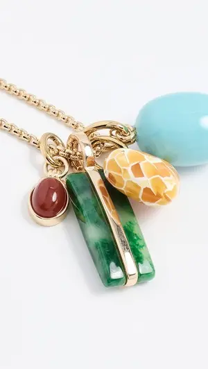 ROXANNE ASSOULIN The Collectibles Pendant Necklace With Mixed Charms