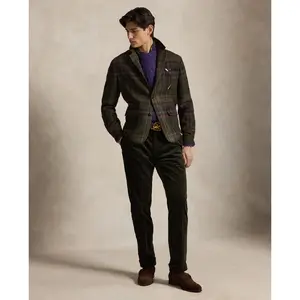 Ralph Lauren Tailored Fit Plaid Tweed Sport Coat