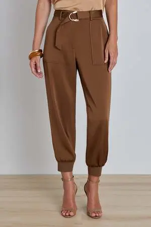 THE NOLI SHOP Adrienne Satin Cargo Pant