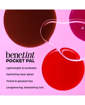 BENEFIT COSMETICS Pocket Pal Dual-ended Tint And Glaze Lip Gloss - Rasberry