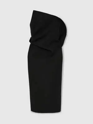 REISS Dasha Strapless Midi Dress