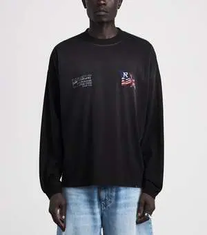 REPRESENT Cotton Eagle Long-sleeve T-shirt