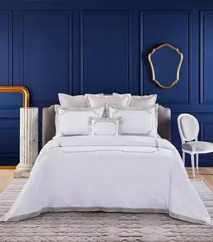 YVES DELORME COUTURE Haussmann Brume Super King Duvet Cover - Grey