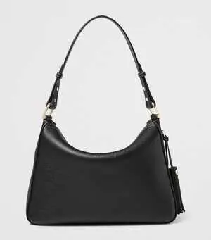 ASPINAL OF LONDON Grained Leather Ella Shoulder Bag