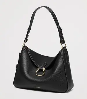 ASPINAL OF LONDON Grained Leather Ella Shoulder Bag