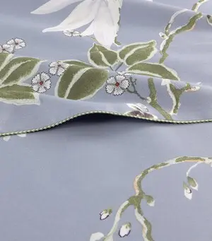 YVES DELORME Organic Cotton Rameau Super King Flat Sheet