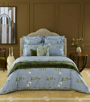 YVES DELORME Organic Cotton Rameau Oxford Pillowcase