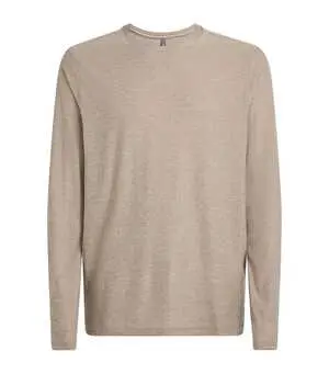 Vuori Strato Tech Long-sleeve T-shirt - Brown