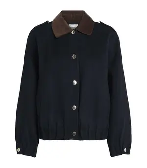 Claudie Pierlot Wool-blend Jacket - Blue