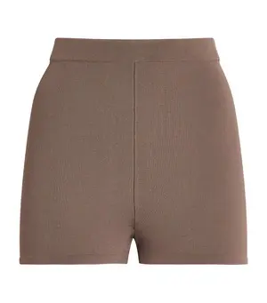 SKIMS Refined Knit Shorts - Grey